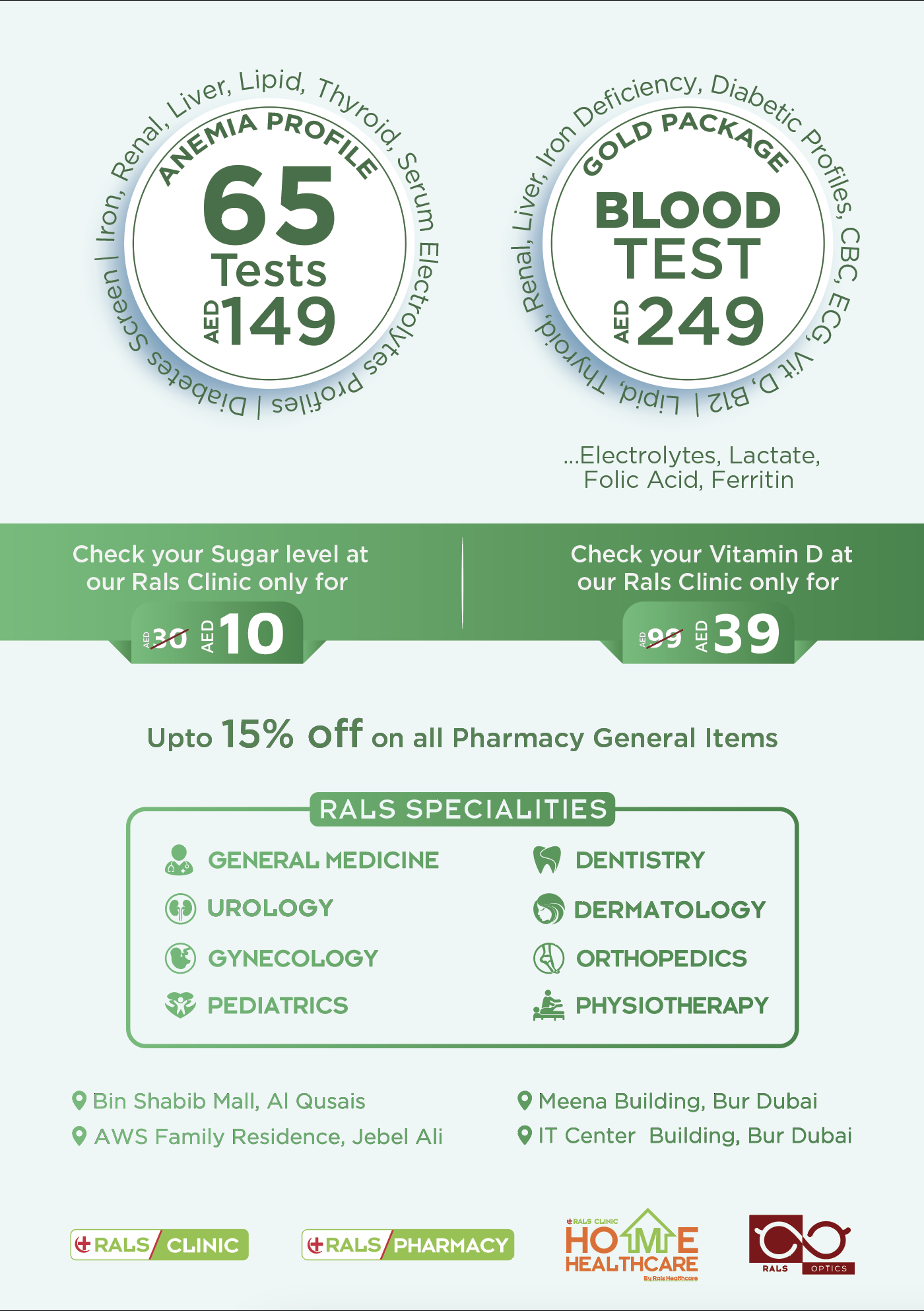 Offers - Bur Dubai Clinics - Rals Healthcare